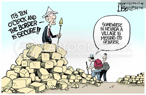 Immigration Clock Cartoons and Comics - funny pictures from CartoonStock