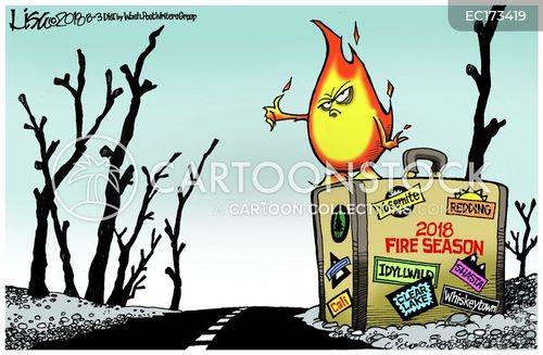 Fire Season Cartoons and Comics - funny pictures from CartoonStock