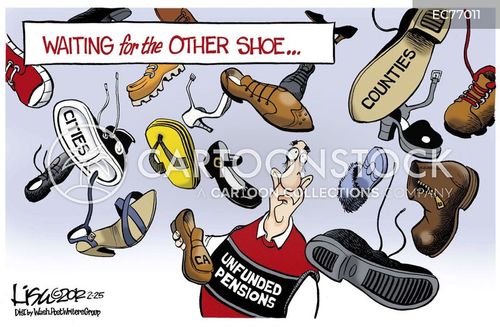Pension Shortfall Cartoons and Comics - funny pictures from CartoonStock