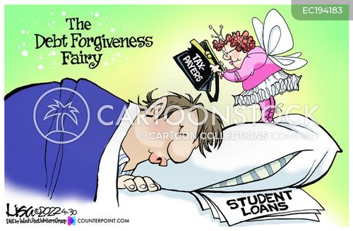 Clearing Debt Cartoons and Comics - funny pictures from CartoonStock