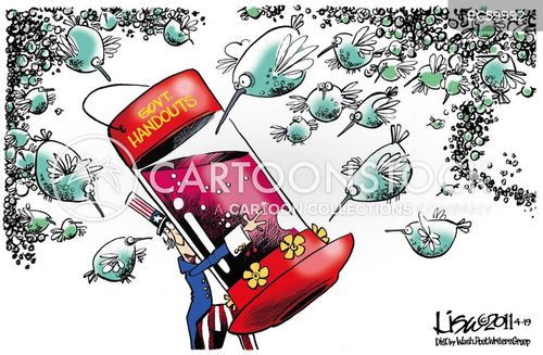 Industry Handouts Cartoons and Comics - funny pictures from CartoonStock