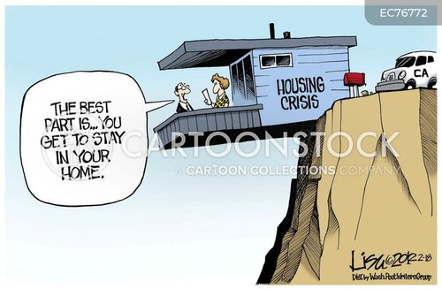 Housing Crises Cartoons and Comics - funny pictures from CartoonStock