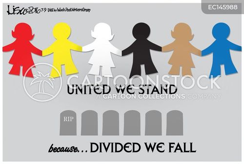 Stands Together Cartoons and Comics - funny pictures from CartoonStock