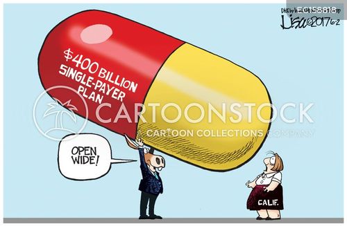 Single-payer Cartoons and Comics - funny pictures from CartoonStock