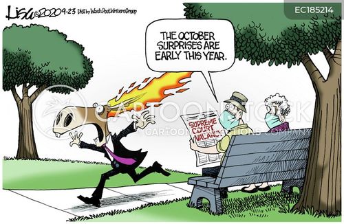 October Surprise Cartoons and Comics - funny pictures from CartoonStock