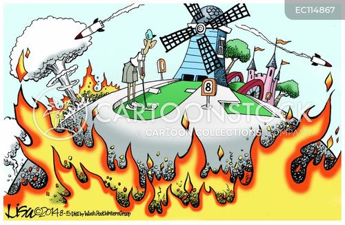 Nuclear Attack Cartoons and Comics - funny pictures from CartoonStock