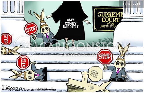 Justice Nominations Cartoons and Comics - funny pictures from CartoonStock