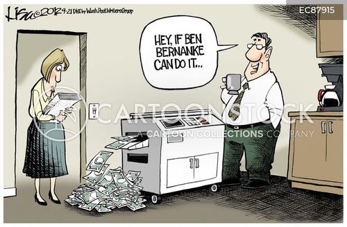 Ben Bernanke Cartoons and Comics - funny pictures from CartoonStock