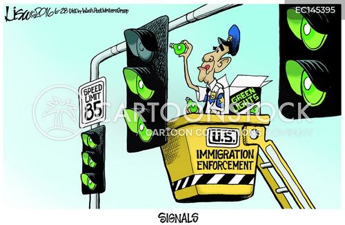 Average Speed Check Cartoons and Comics - funny pictures from CartoonStock