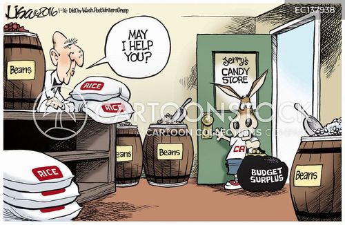 Candy Budget Cartoons and Comics - funny pictures from CartoonStock