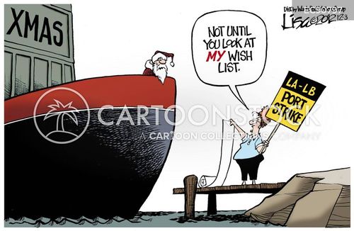 Shipping Ports Cartoons and Comics - funny pictures from CartoonStock