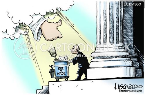 End Of Roe Cartoons and Comics - funny pictures from CartoonStock