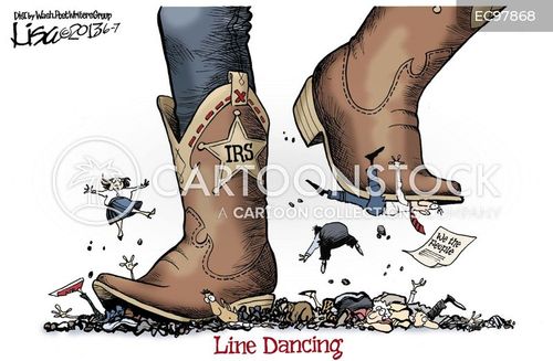 Line Dancing Cartoons and Comics - funny pictures from CartoonStock