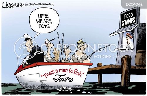 Foodstamps Cartoons and Comics - funny pictures from CartoonStock