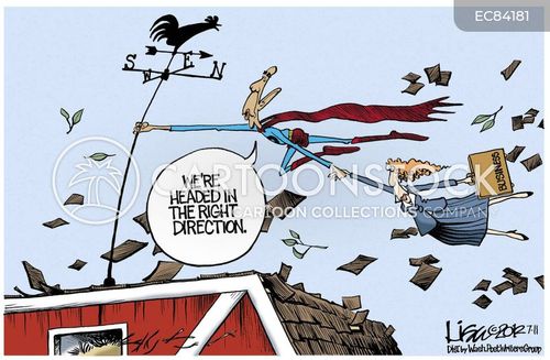 Weathervane Cartoons and Comics - funny pictures from CartoonStock