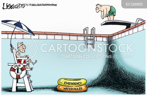 Water Emergencies Cartoons and Comics - funny pictures from CartoonStock