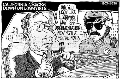Lobbying Cartoons and Comics - funny pictures from CartoonStock