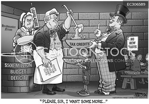 Budget Cartoons and Comics - funny pictures from CartoonStock