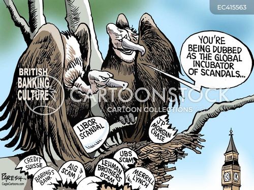 British Bank Culture Cartoons and Comics - funny pictures from CartoonStock