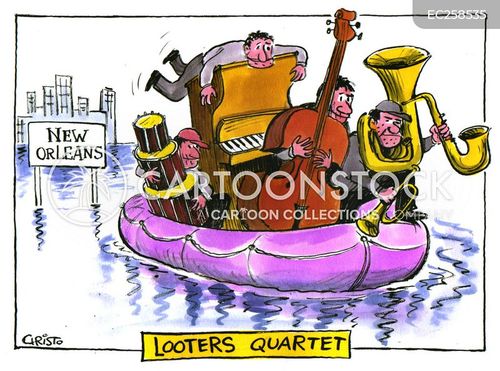 Charlotte Looters Cartoons and Comics - funny pictures from CartoonStock