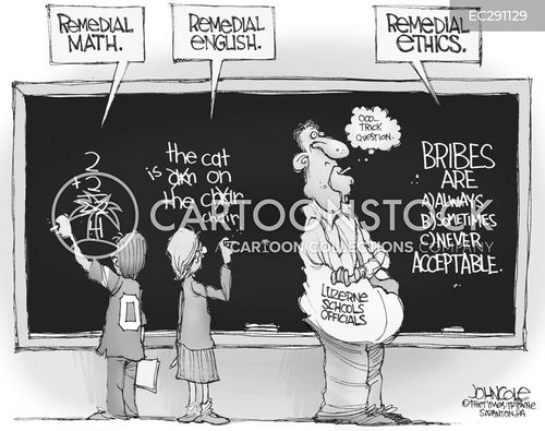 Ethics Training Cartoons and Comics - funny pictures from CartoonStock