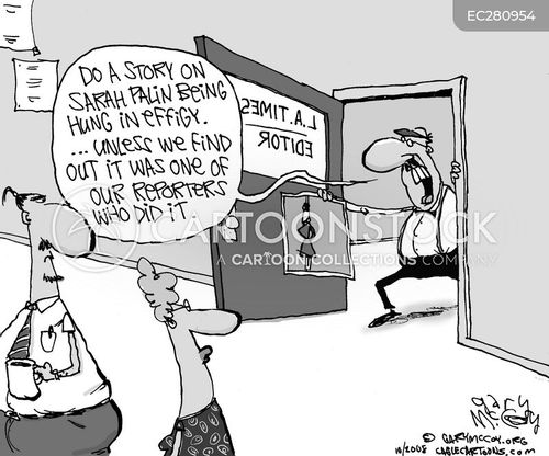 Palin Effigy Cartoons and Comics - funny pictures from CartoonStock