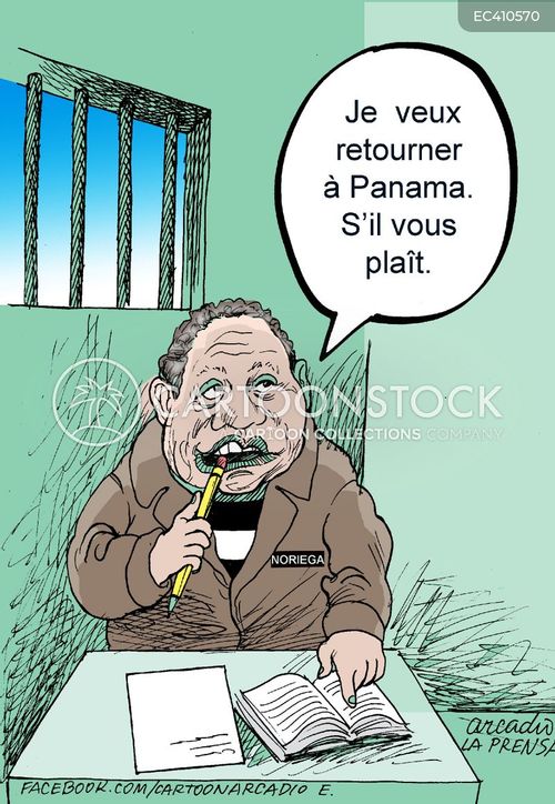 Noriega En Francia Cartoons and Comics - funny pictures from CartoonStock