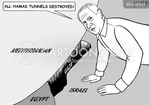 Gaza Map Cartoons and Comics - funny pictures from CartoonStock