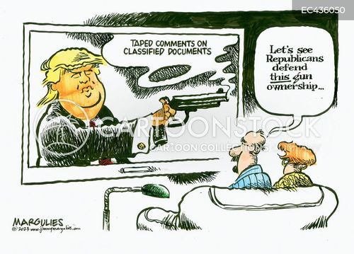 Mar-a-lago Documents Cartoons and Comics - funny pictures from CartoonStock