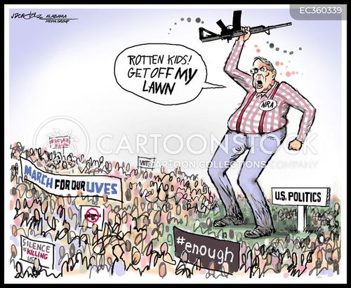 Gun March Cartoons and Comics - funny pictures from CartoonStock