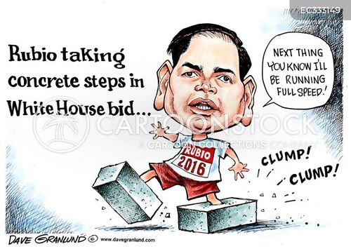 Marco Rubio 2016 Cartoons and Comics - funny pictures from CartoonStock