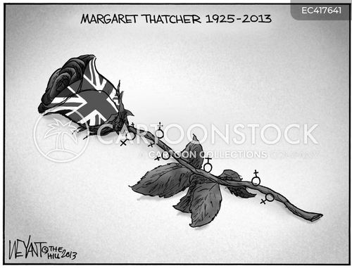 Thatcher Death Cartoons and Comics - funny pictures from CartoonStock