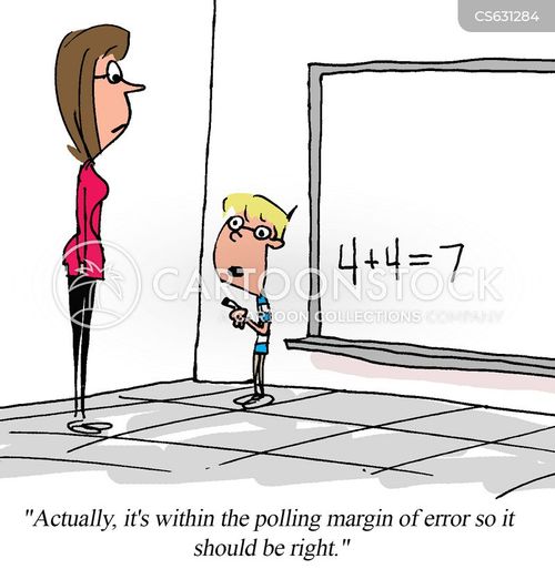 Margin Of Error Cartoons and Comics - funny pictures from CartoonStock
