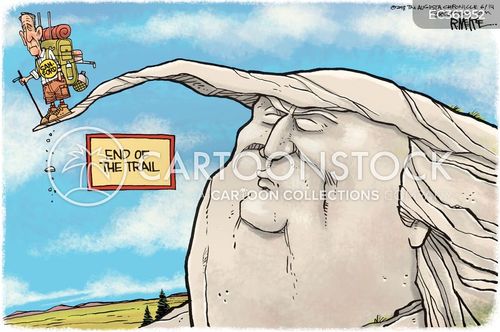 Marking The End Cartoons and Comics - funny pictures from CartoonStock