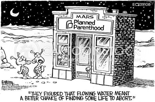 Martian Water Cartoons and Comics - funny pictures from CartoonStock