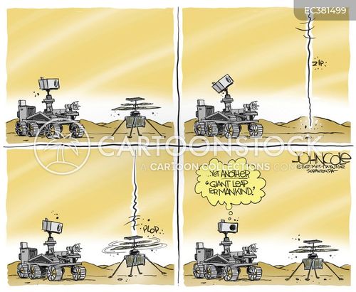 Perseverance Rover Cartoons and Comics - funny pictures from CartoonStock