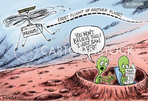 Mars Ingenuity Cartoons and Comics - funny pictures from CartoonStock