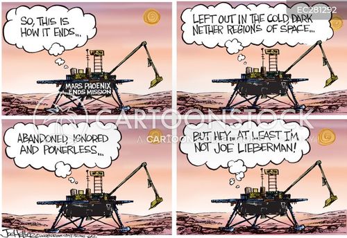 Mars Phoenix Cartoons and Comics - funny pictures from CartoonStock