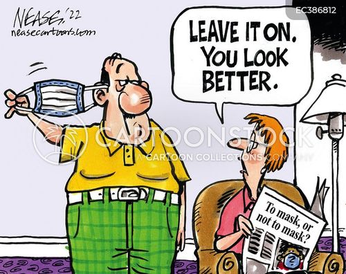Mask Effectiveness Cartoons and Comics - funny pictures from CartoonStock