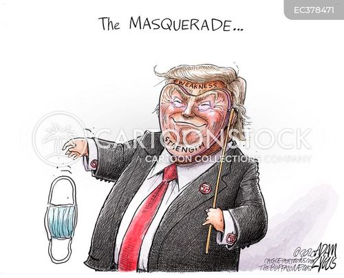 Mask Fashion Cartoons and Comics - funny pictures from CartoonStock