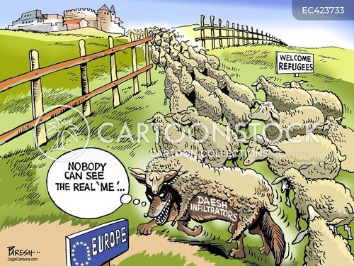 Infiltrator Cartoons and Comics - funny pictures from CartoonStock