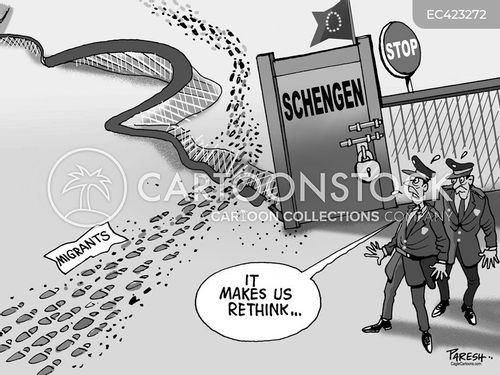 Schengen Countries Cartoons and Comics - funny pictures from CartoonStock