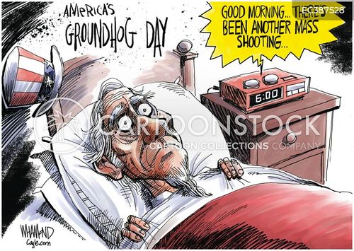 Mass Shooting Cycle Cartoons and Comics - funny pictures from CartoonStock