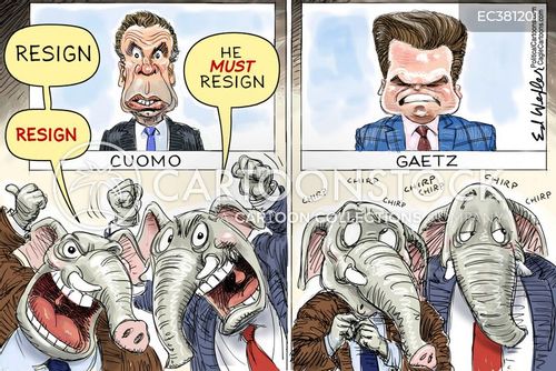 Cuomo's Resignation Cartoons and Comics - funny pictures from CartoonStock