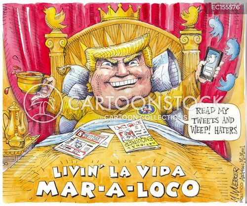 Mar-a-loco Cartoons and Comics - funny pictures from CartoonStock