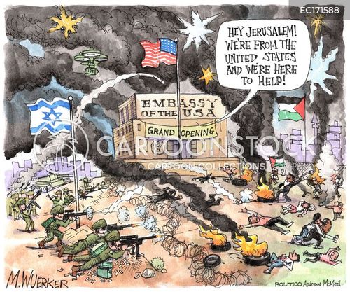 Embassy Of The Usa Cartoons and Comics - funny pictures from CartoonStock