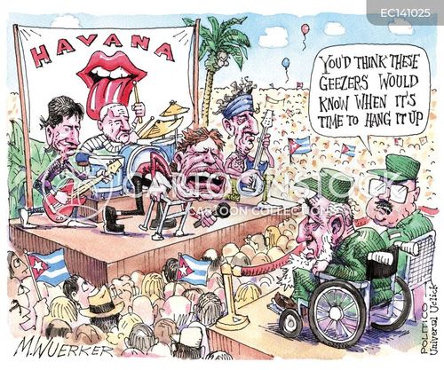 Aging Rocker Cartoons and Comics - funny pictures from CartoonStock