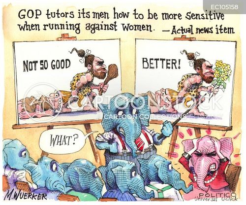 Female Candidate Cartoons and Comics - funny pictures from CartoonStock