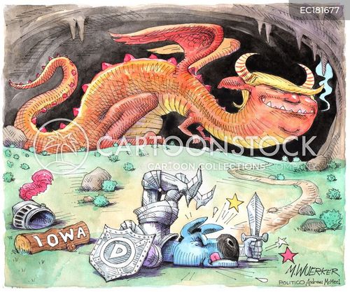 Candidates Battle Cartoons and Comics - funny pictures from CartoonStock