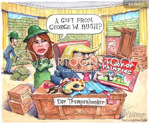 Presidential Hobbies Cartoons and Comics - funny pictures from CartoonStock
